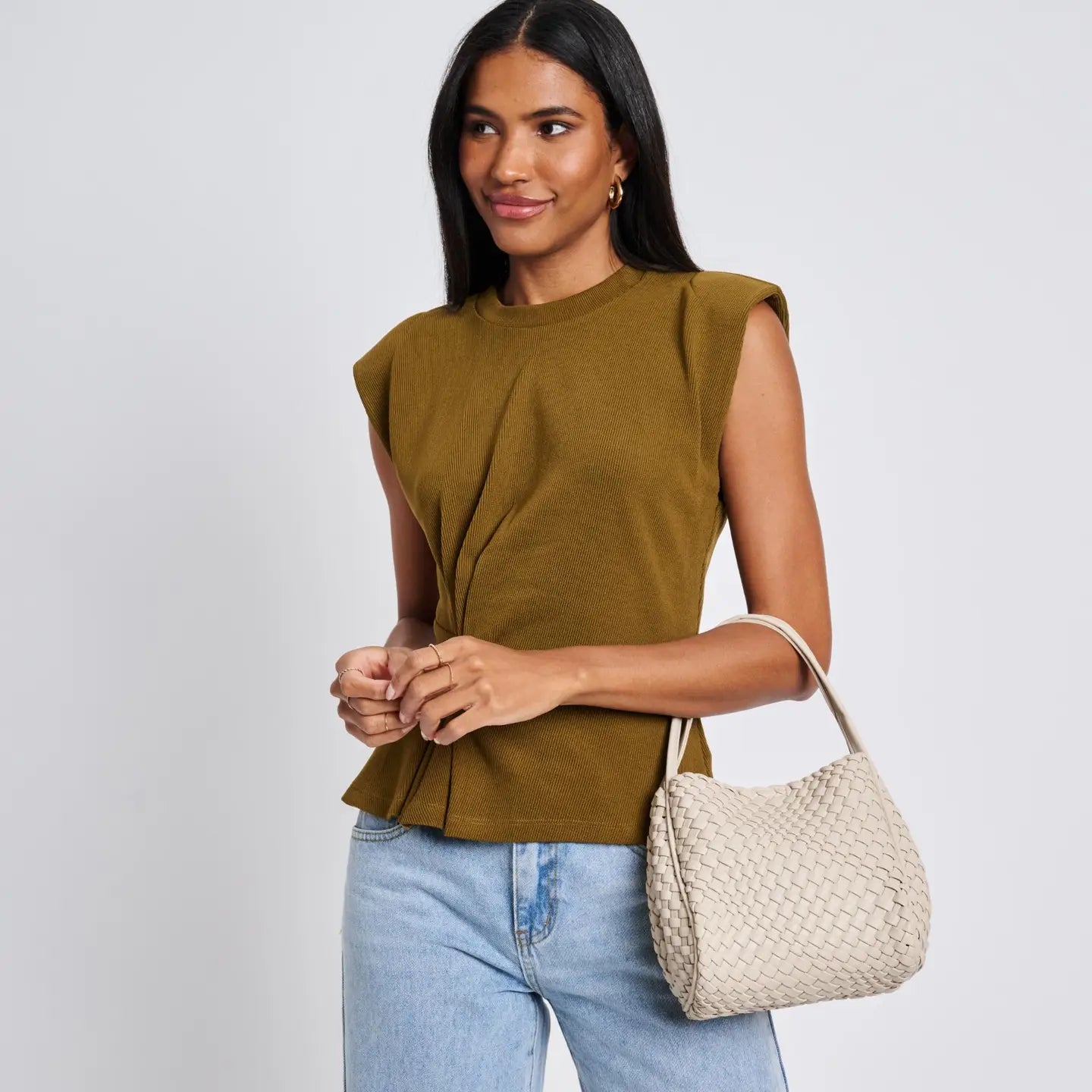 Roxy Woven Double Handle Woven Crossbody – The Ivory Palm