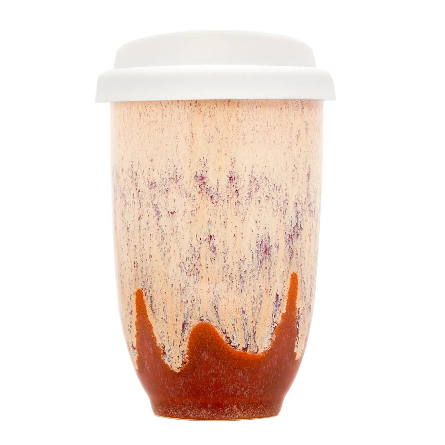 Jupiter Ceramic Travel Mug – 12oz with Lid & Sleeve – The Ivory Palm