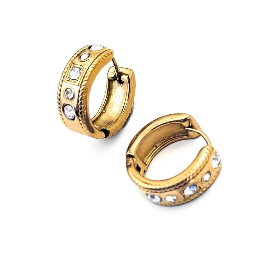 Emily Crystal Hoops – The Ivory Palm