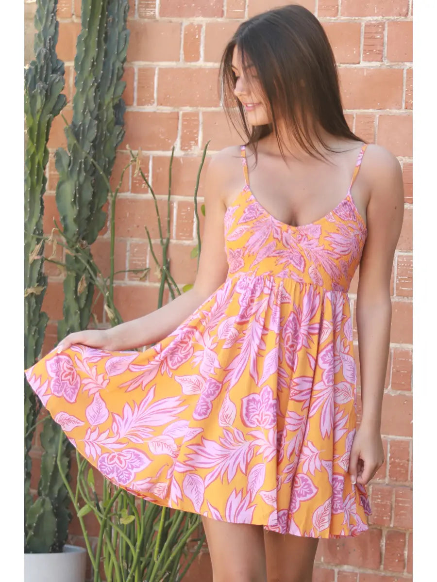 Summer's Calling Mini Sundress – The Ivory Palm