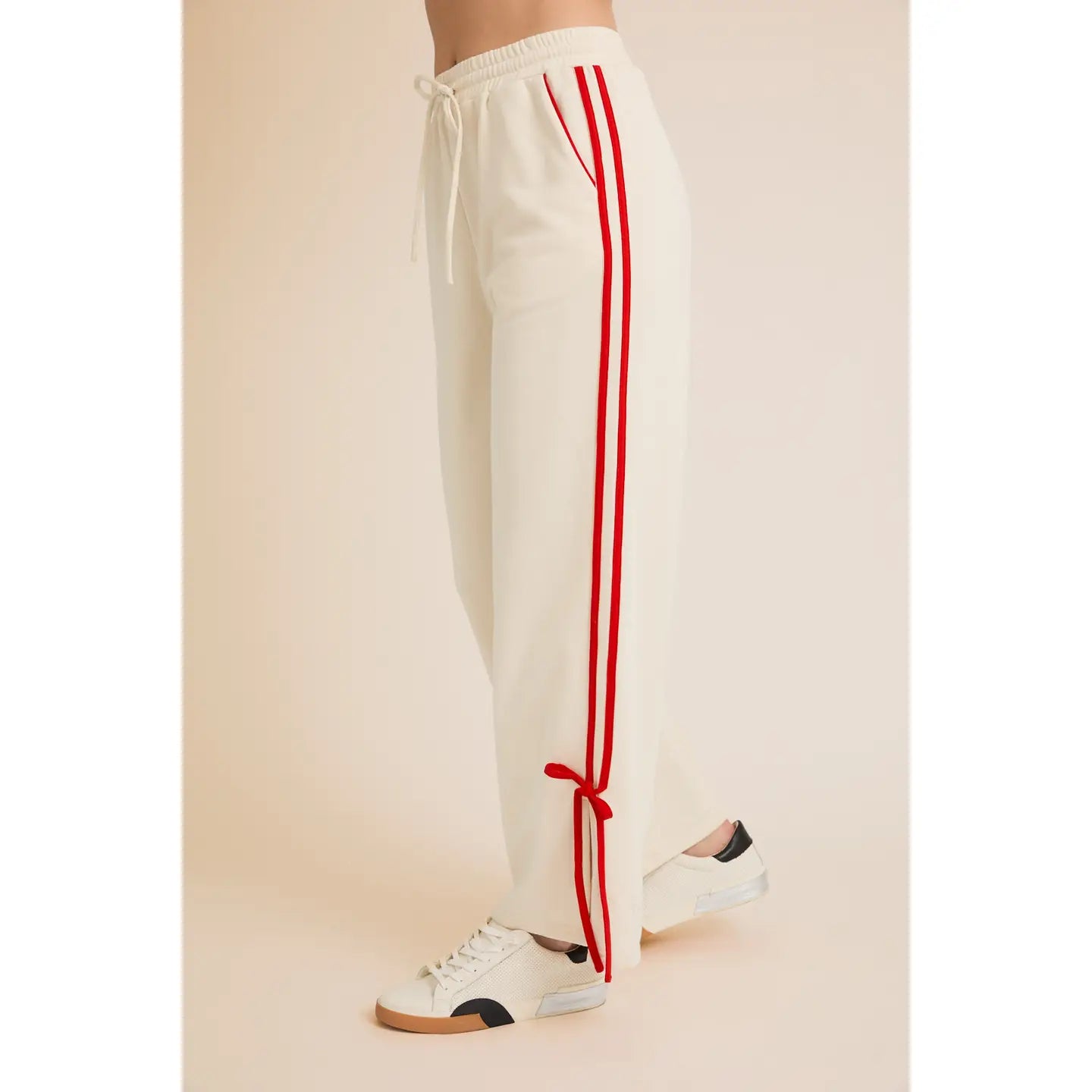 Waist Draw String Piping Detail Sweatpants – The Ivory Palm